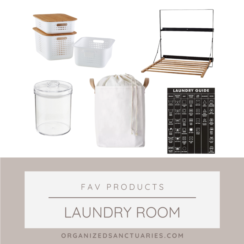 Fav Organizing Products - Laundry Room - Organized Sanctuaries